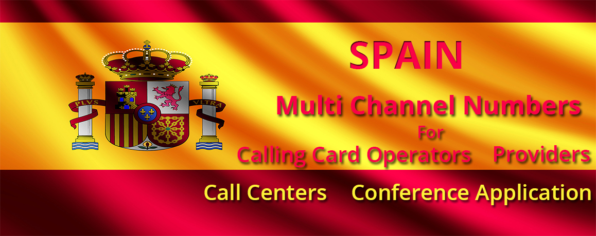 Spain Numbers with unlimited channels | Spain Virtual PRI Spain Numbers with unlimited channels | Spain Virtual PRI